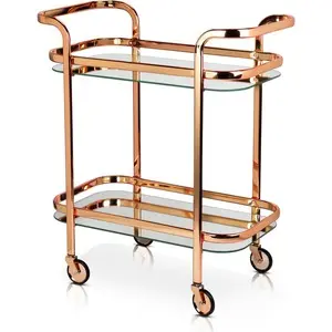 VISKI Belmont Bar Cart - Gold