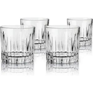 VISKI Reserve Milo Crystal Neat Glasses Set Of 4 - Clear