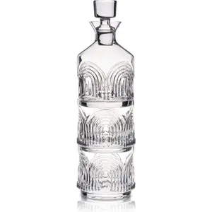 VISKI Deco Beau 3-piece Crystal Stacking Decanter