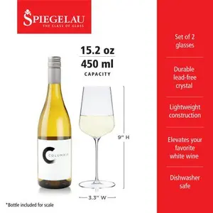 SPIEGELAU Definition White Wine Glass Set Of 2