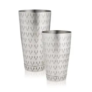 VISKI Harrison 2-piece Shake Tins In Stainless Steel - Silver