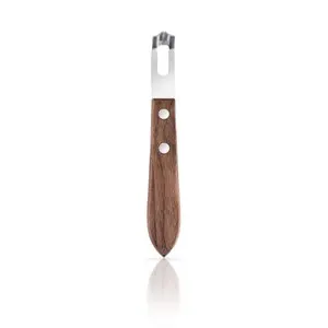 VISKI Professional Walnut Channel Knife In Stainless Steel
