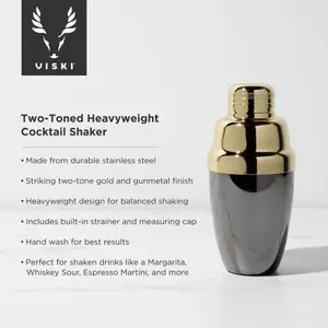 VISKI Deco Two-toned Heavyweight Shaker
