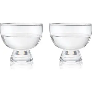 VISKI Crystal Mezcal Glasses Set Of 2 - Clear