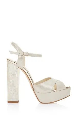 FREYA ROSE Bonniepearl Heel Sandal - Ivory