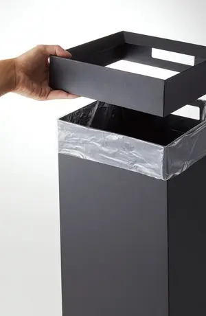 YAMAZAKI Tall Trash Can