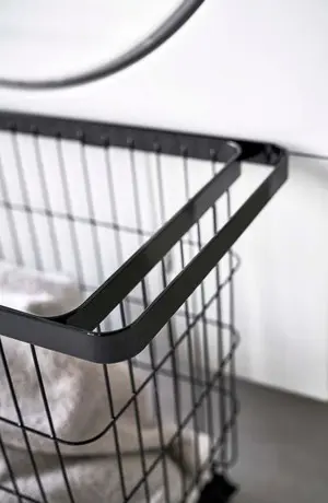 YAMAZAKI Rolling Laundry Basket