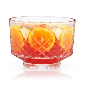 VISKI Admiral Crystal Punch Bowl