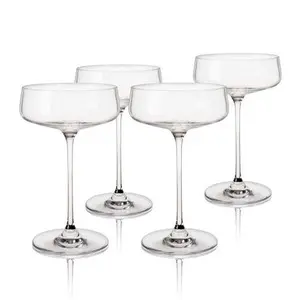 VISKI Reserve Julien Crystal Coupes Set Of 4 - Clear