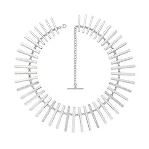 LUCY QUARTERMAINE Large Key Necklace - Sterling Silver