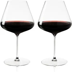 SPIEGELAU Definition Burgundy Wine Glass Set Of 2 - Clear