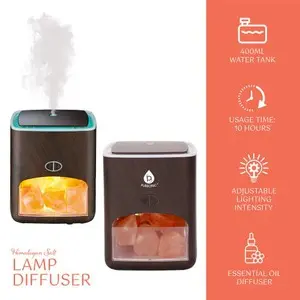 PURSONIC Himalayan Salt Lamp Diffuser3-in-1 Wellness Device