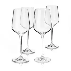 VISKI Reserve Inez Crystal Chardonnay Glasses Set Of 4 - Clear