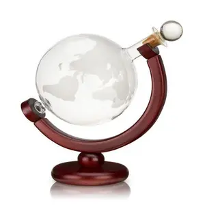 VISKI Globe Liquor Decanter - Clear