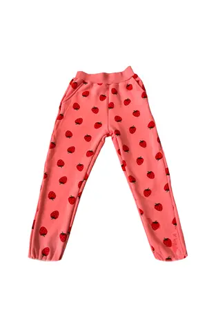 LOLA + THE BOYS Strawberry Print Jogger Set