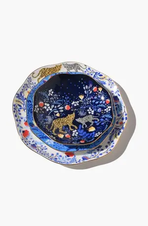 JESSIE ZHAO NEW YORK Amazon Rainforest Bone China Plates