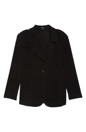 Vikki Vi One-button Stretch Knit Blazer