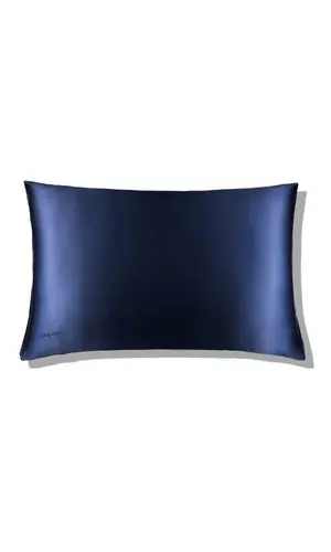 DROWSY SLEEP CO. Queen Silk Pillowcase Midnight Blue