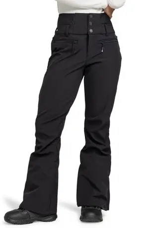 Roxy Rising High Waterproof Shell Snow Pants - Anthracite