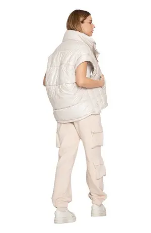 BELLE & BLOOM Hypnotized Quilted Puffer Vest