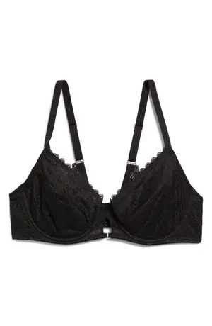 ETAM Gravure Underwire Minimizer Demi Bra - Black