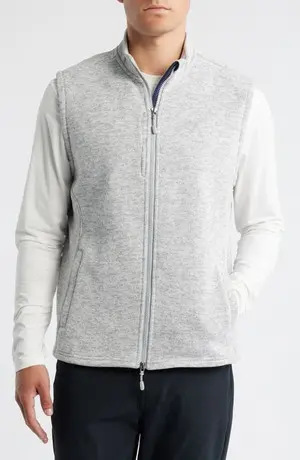 Johnnie-o Denalis Vest - Light Gray