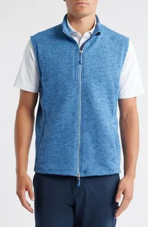 Johnnie-o Denalis Vest - Mid Blue