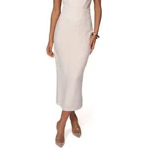 JLUXLABEL Coastland Pencil Skirt - Beige