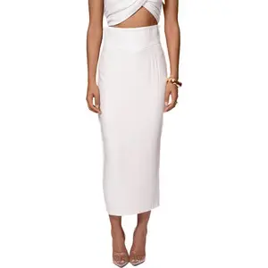 JLUXLABEL Coastland Pencil Skirt - Ivory