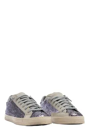 P448 John Low Top Sneaker - Glitter/purple