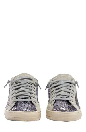 P448 John Low Top Sneaker - Glitter/purple