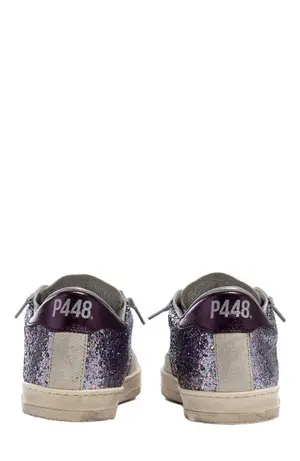 P448 John Low Top Sneaker - Glitter/purple