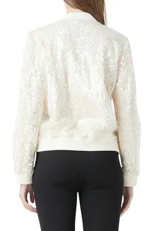 Endless Rose Sequin Bomber Jacket