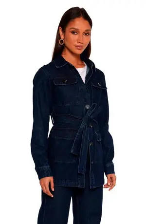 PETAL & PUP Nadine Tie-waist Jacket