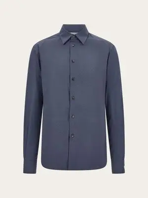SALVATORE FERRAGAMO Micro-patterned Shirt