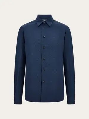 SALVATORE FERRAGAMO Micro-patterned Shirt
