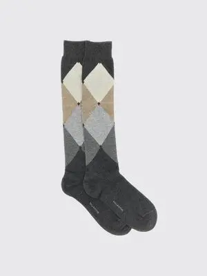 BALLANTYNE Patterned Socks Grey 2
