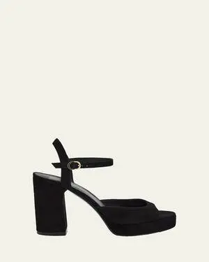 STUART WEITZMAN Dayna Ii Platform Sandals - Black
