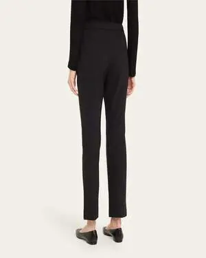 Lafayette 148 New York Leather Cigarette Pants