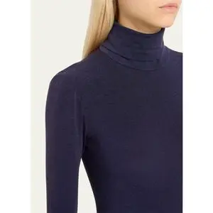 Wolford Colorado Turtleneck Thong Bodysuit - White