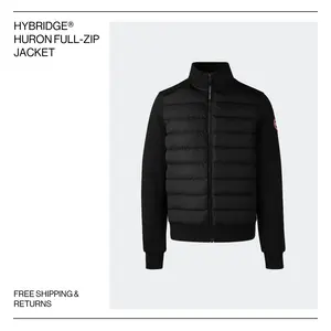 Canada Goose Hybridge Huron Full Zip Jacket - Black