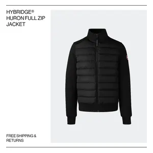 Canada Goose Hybridge Huron Full Zip Jacket - Black
