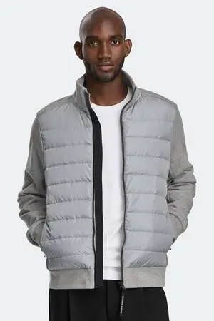Canada Goose Hybridge Huron Full Zip Jacket - Stone Heather