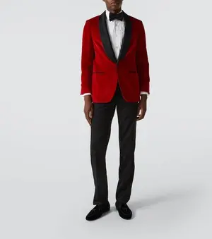 Rubinacci Luca Wool Tuxedo Pants