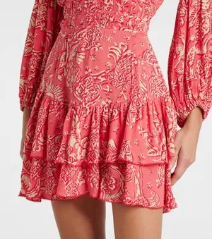 Poupette St Barth Chiara Printed Minidress