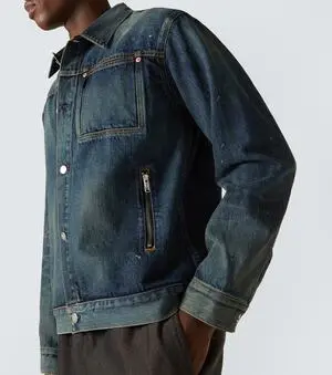 UNDERCOVERISM Embroidered Denim Trucker Jacket
