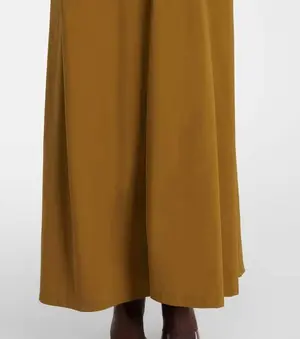 Christopher Esber Ruched Maxi Skirt - Green