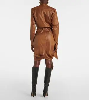 Isabel Marant Étoile Aleora Draped Wrap Dress - Brown