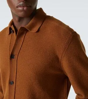 Zegna Ribbed-knit Cashmere Cardigan
