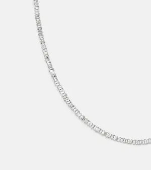 SUZANNE KALAN 18kt White Gold Diamond Tennis Necklace